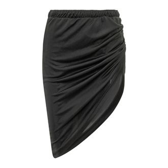 Courr&egrave;ges Femme, Jupes, Noir, Taille: 40 FR Jupe Asym&eacute;trique