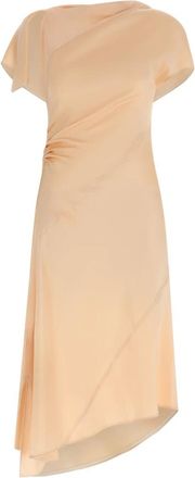 Victoria Beckham Femme, Robes, Rose, Taille: 34 FR Asymmetric Twist Midi Dress
