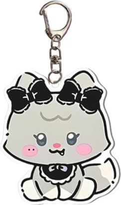 Generic I-D-LEkey Porte-cl&eacute;s mi-nini en acrylique avec inscription &laquo; We are Flash &raquo;, Shunini, 5cm