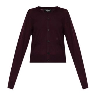 Dsquared2 Damen, Strickwaren, Rot, XSGr&ouml;&szlig;e