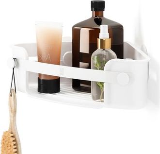 Umbra FLEX ADHESIVE CORNER BIN WHITE