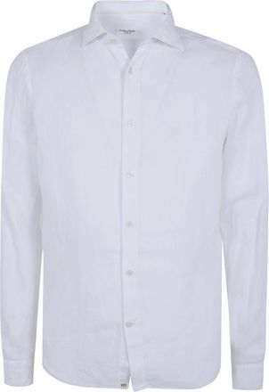 Tintoria Mattei Homme, Chemises, Blanc, Taille: 3XL Linen Shirt