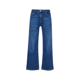 Liu Jo Femme, Jeans, Bleu, Taille: W27 Jean &Eacute;vas&eacute; 7/8 Bottom Up