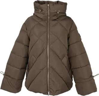 Sergio Moretti Femme, Vestes, Brun, Taille: 40 FR Doudoune