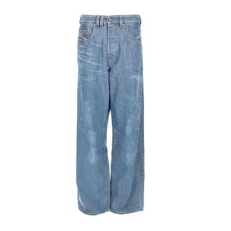Diesel D-Macro Jean Large Coupe Relax - Homme - Jeans - Bleu - Taille: W30