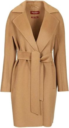 Max Mara Femme, Manteaux, Brun, Taille: 34 FR Midi Coat