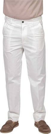 Eleventy Homme, Pantalons, Blanc, Taille: L Pantalone 01