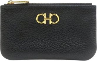 Ferragamo Porte-monnaie Pre-owned - Femme - Pre-owned - Noir - Taille: ONE Size
