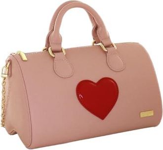 Camomilla Sac &agrave; Main Femme, avec Bandouli&egrave;re, Similicuir, Collection Love Bag, Couleur Rose