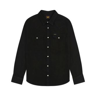 Lee Homme, Chemises, Noir, Taille: S Casual Chemises