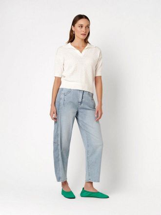 Toni Poloshirt Greta aus Lochstrick