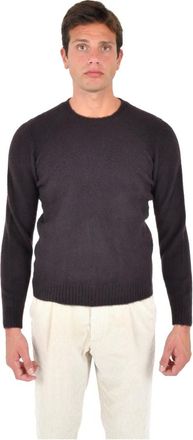 Drumohr Homme, Pulls, Brun, Taille: L Pull ras du cou en cachemire