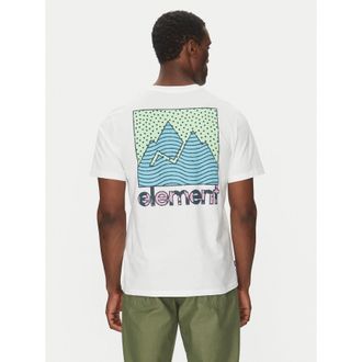 Element T-Shirt ELYZT00496 Wei&szlig; Regular Fit