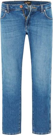 Wrangler Herren Jeans blau Baumwoll-Stretch