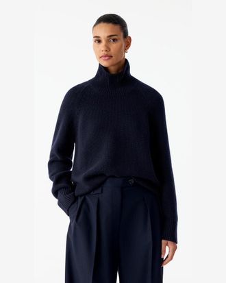 Arket Dicker Pullover Aus Reinem Kaschmir -Blau