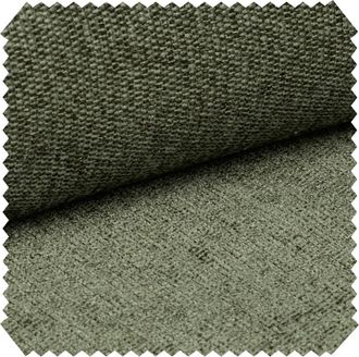 Novely TORINO UV-Beständiger Möbelstoff, fein melierter Polsterstoff mit Lotus-Effekt, Pflegeleichte Meterware 1lfm | Farbe: 13 Olivgrün