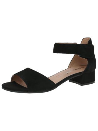 Caprice Damen 9-9-28212-28 Sandale mit Absatz, Black Suede, 38 EU
