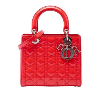 Dior Pre-owned Lady Dior Handtasche - - Pre-owned - Damen - Rot - ONE SIZE