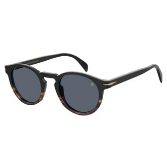 Eyewear by David Beckham Homme, Accessoires, Noir, Taille: 49 MM Lunettes de Soleil en Ac&eacute;tate Noir pour Homme