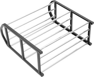 TOPBATHY Lagiges Schuhregal aus Stabilem Material Platzsparender Schuhorganizer für Schlafzimmer und Badezimmer Vielseitig Einsetzbar Elegantes Design für Fami