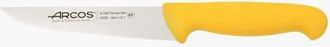 Arcos K&uuml;chenmesser Professionell - Edelstahlklinge Nitrum 150 mm - Pr&auml;ziser Schnitt, Langlebig - Gelber Polypropylen-Griff - Serie 2900
