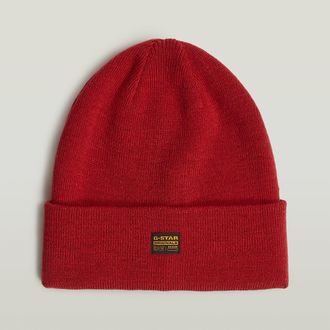 G-Star Effo Long Beanie - Rot - Herren