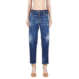 Dsquared2 Vintage Boston Gerades Jeans - - Jeans - Damen - Blau - 2XS