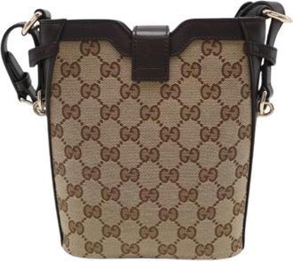 Gucci Sac bandouli&egrave;re Pre-owned - Femme - Pre-owned - Beige - Taille: ONE Size