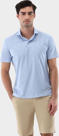 van Laack Poloshirt mit Mikro-Druck aus Schweizer Baumwolle