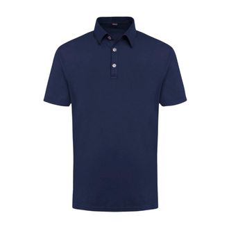 Kiton Homme, Tops, Bleu, Taille: 2XL Polo Bleu Marine