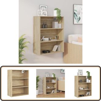 vidaXL Hängeschrank Sonoma-Eiche 69,5x32,5x90 cm - Hängeschrank - Wandregal - Schrank - Lagerraum - Dekoelement