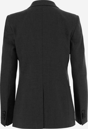 Tagliatore Womens Stretch Wool Jacket Black