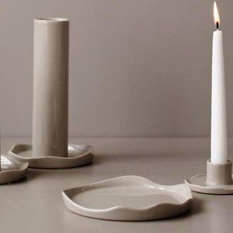 dbkd Vase Wave Shiny mole Keramik H20 cm