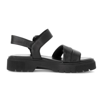 Gabor Schwarze Damensandale f&uuml;r den Sommer - - Shoes - Damen - Schwarzk - 38 EU