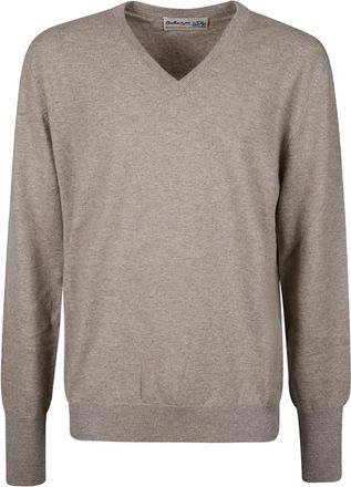 Ballantyne Pullover mit V-Ausschnitt - Nude