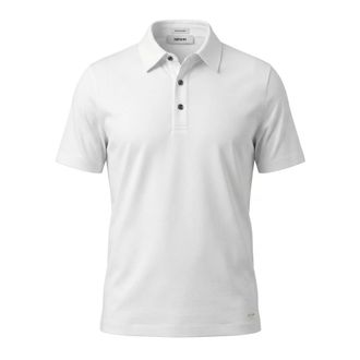 H&egrave;SKIMO Homme, Tops, Blanc, Taille: XL Polo en coton Supima gaz&eacute;