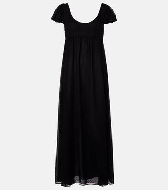 Chloé Chloé Robe longue brodée en soie