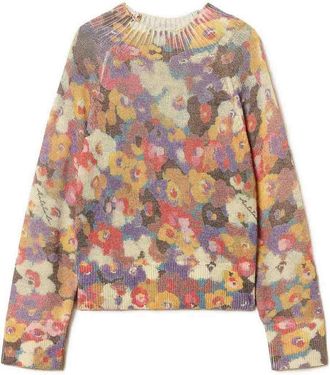 Twinset Pull Col Rond - Jaune