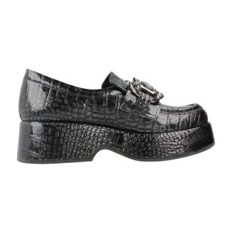 Pons Quintana Stilvolle Fliper Loafers - - Shoes - Damen - Schwarzk - 38 EU