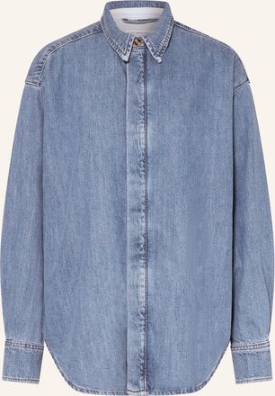 Good American Good American Overzized-Jeansbluse blau