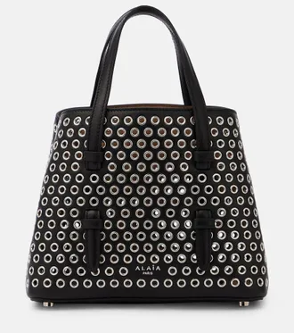 Alaia Alaïa Sac Mina 20 en cuir à ornements