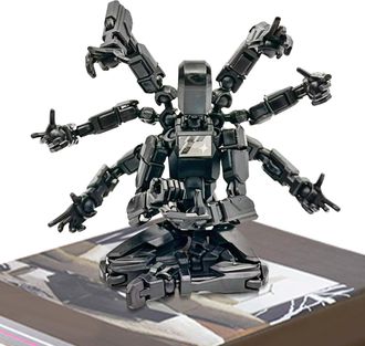 Generic Actionfigurenmodell - Roboter-Ganzk&ouml;rper-Anime-Charakter, Sammlerspielzeug | Desktop-Dekoration f&uuml;r Fans und Sammler, posenverstellbare Gelenke, Nacht