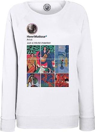Fabulous Sweatshirt Femme Blanc Henri Matisse Réseaux Sociaux Peinture Peintre