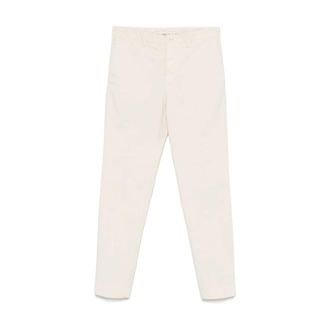 Incotex Homme, Pantalons, Beige, Taille: M Pantalon Beige &agrave; Fermeture &Eacute;clair Cach&eacute;e