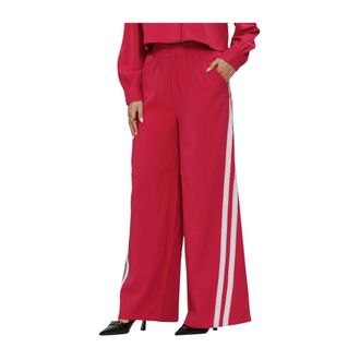 Refined Department Dolce Wide Hosen - - Trousers - Damen - Rot - S