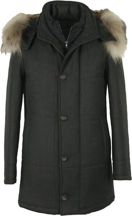 Loro Piana Damen, Mäntel, Schwarzk, LGröße