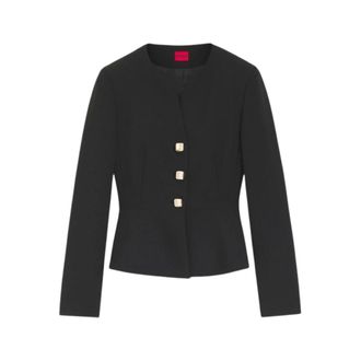 HUGO BOSS Femme, Vestes, Noir, Taille: 38 FR Hugo - Vestes > Blazers