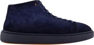Santoni Low-Top Sneaker - Heren Dump High Sneaker - Gr. UK_6_5 - in Blau - für Damen