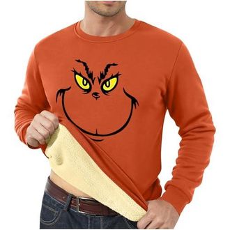 Generic Le Grinch Pull De Noel Homme Moche Adulte zippé Sweats Vetement Sweatshirts Pulls Famille Sweat Pyjama Sweater Christmas Noel Femme Ugly 2025 Enfant c