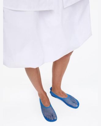 Arket Ballerina Aus Mesh -Blau